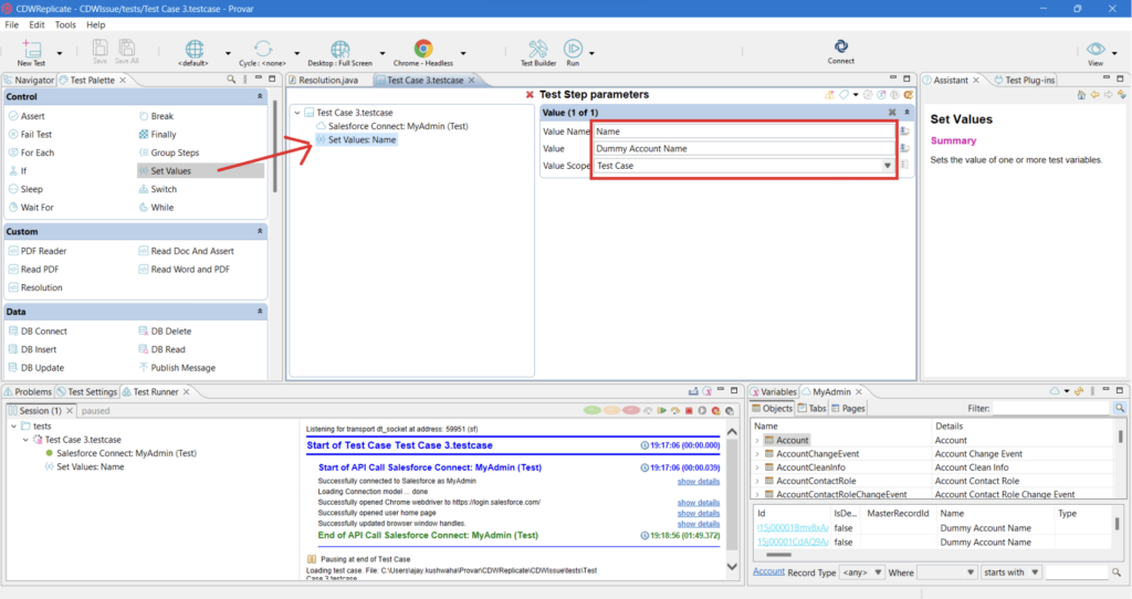 Avoid Using Static Values Provar Documentation